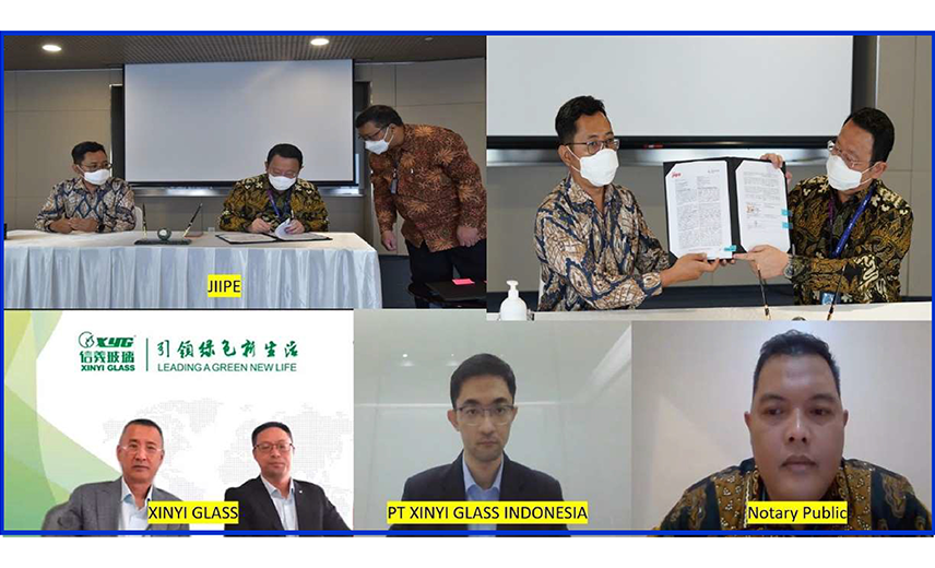 JIIPE Update : PT XINYI GLASS INDONESIA signs Binding Land Sale and ...